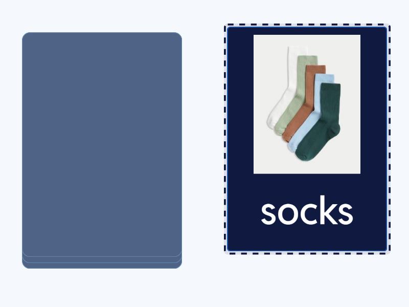 Clothes - Speaking cards