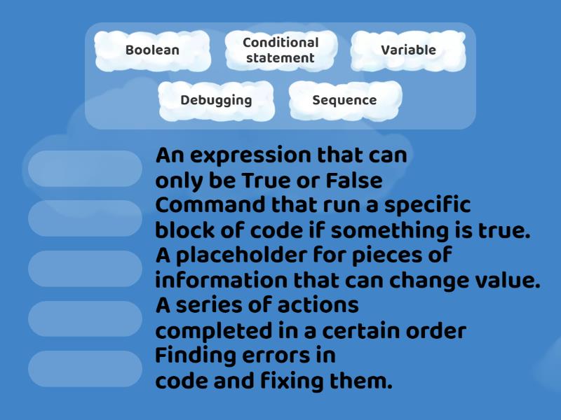 Coding terms - Match up