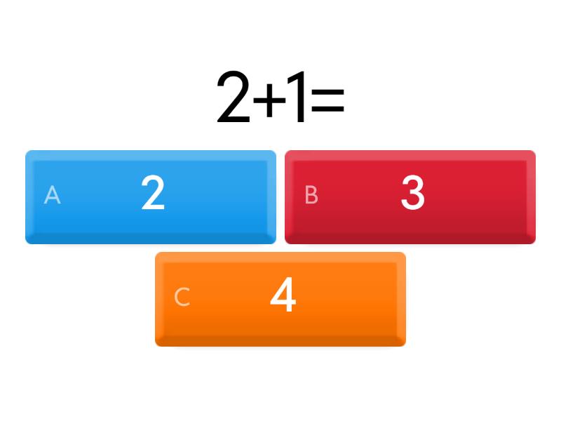 Addition within 5 - Quiz