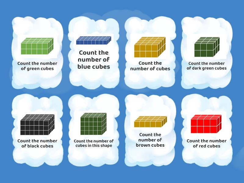 Volume (Counting cubes) - Fichas giratorias