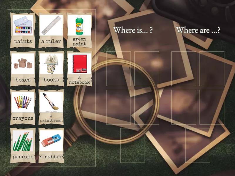 AS1 unit 6 Where is / Where are? - Group sort