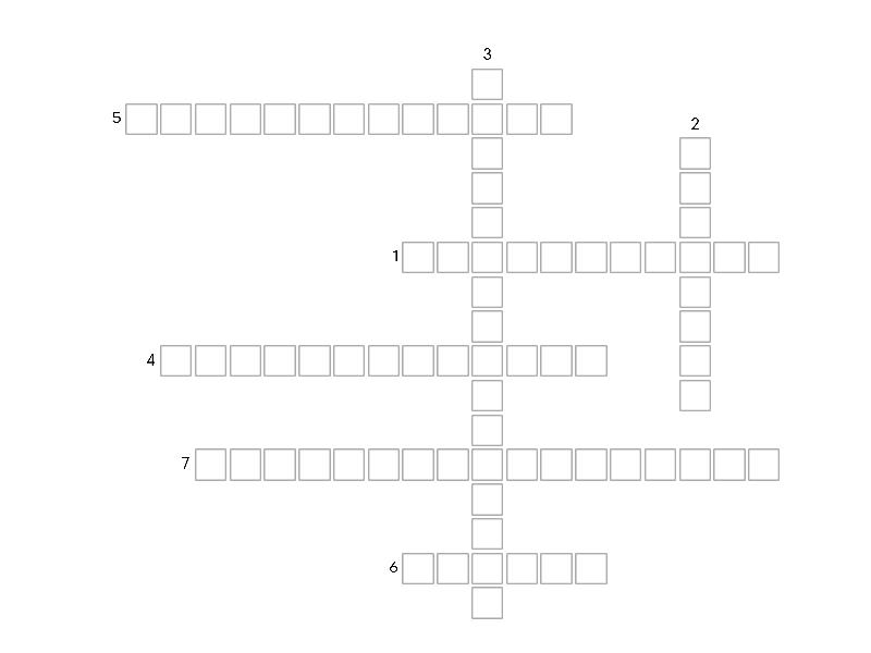 FO5 U6 vocabulary - Crossword