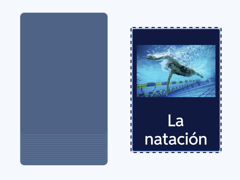 Los pasatiempos - Speaking cards