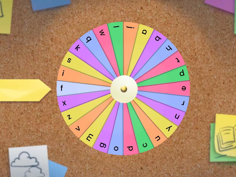 ABCs - Lowercase - Spin the wheel