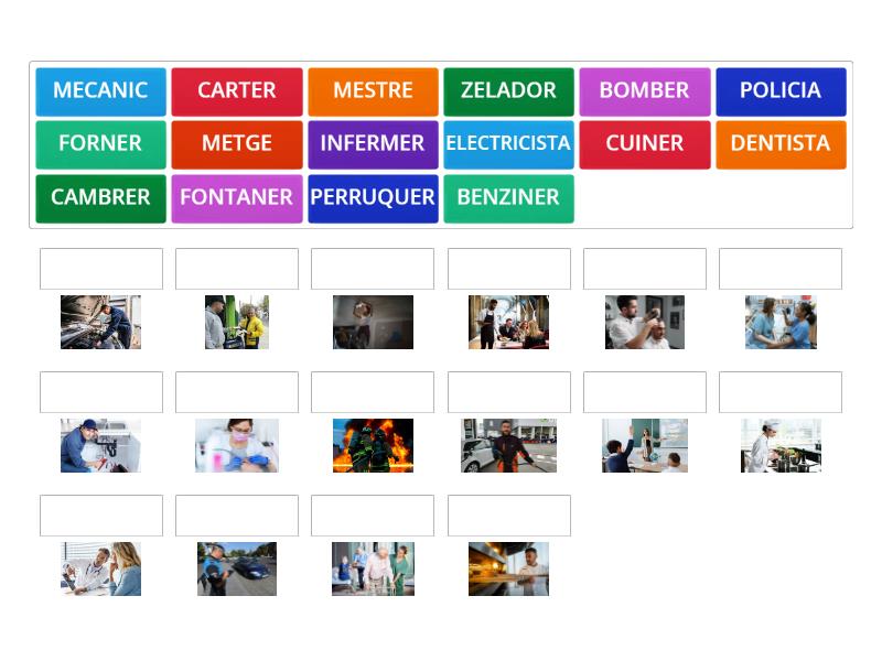 PROFESSIONS - Match up