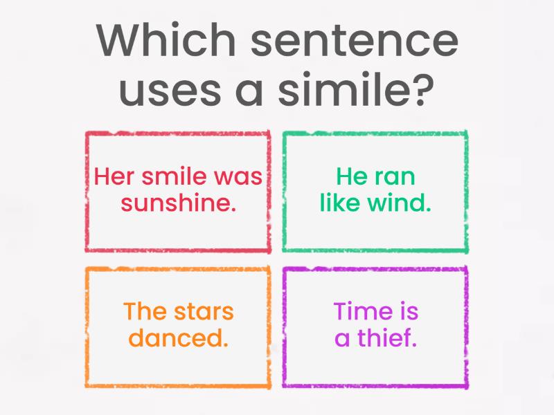 Identifying Literary Devices - Quiz