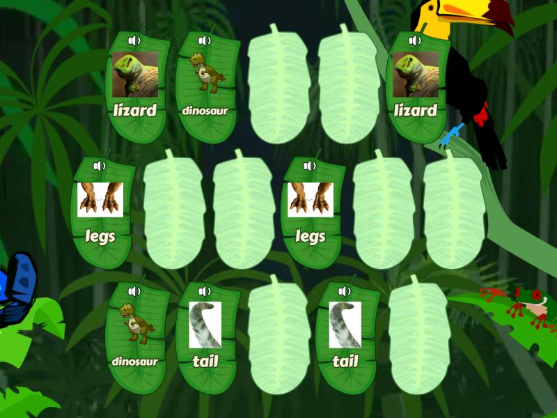 Dinosaur game - Matching pairs