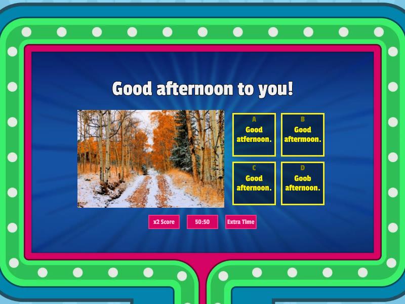 I am ready - Gameshow quiz