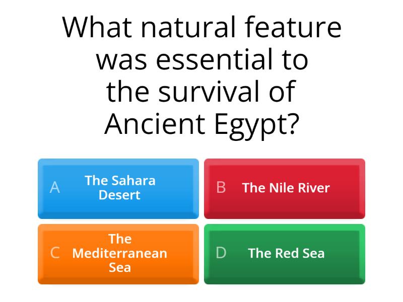 Ancient Egypt: Game - Quiz