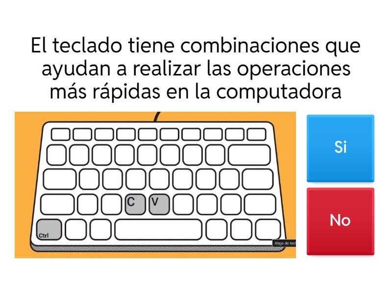 Combinaciones de teclado Windows - Cuestionario
