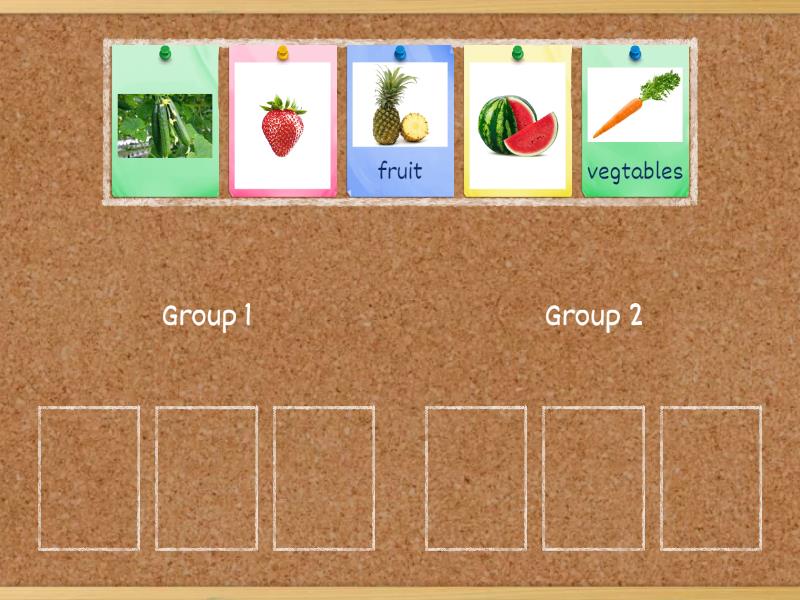 food - Group sort