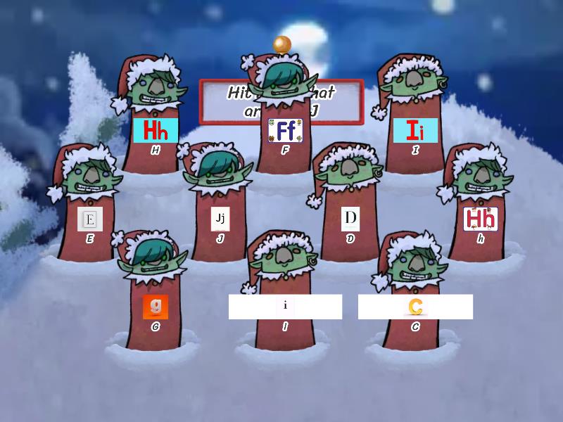 Phonics - Whack-a-mole