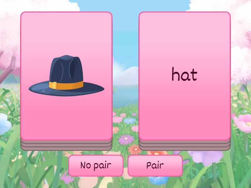 [S1-U4L2PA] Exercise 1: Look and read. Then choose "Pair" or "No pair ...