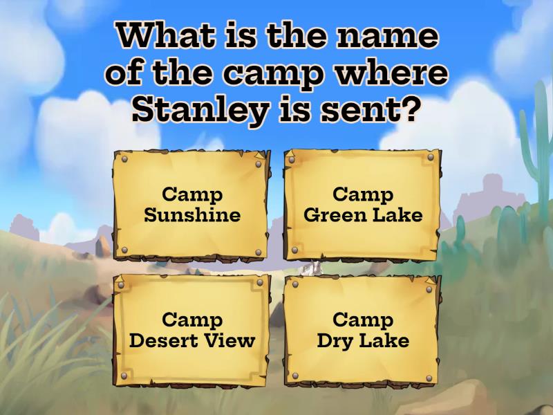 Holes Chapter 1-33 . - Quiz