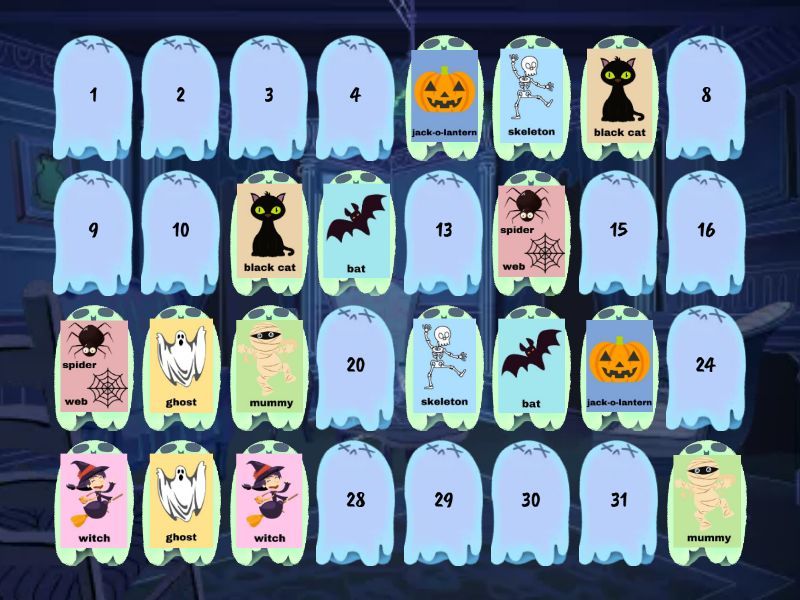 1 - HALLOWEEN - MEMORY GAME - Combine os pares