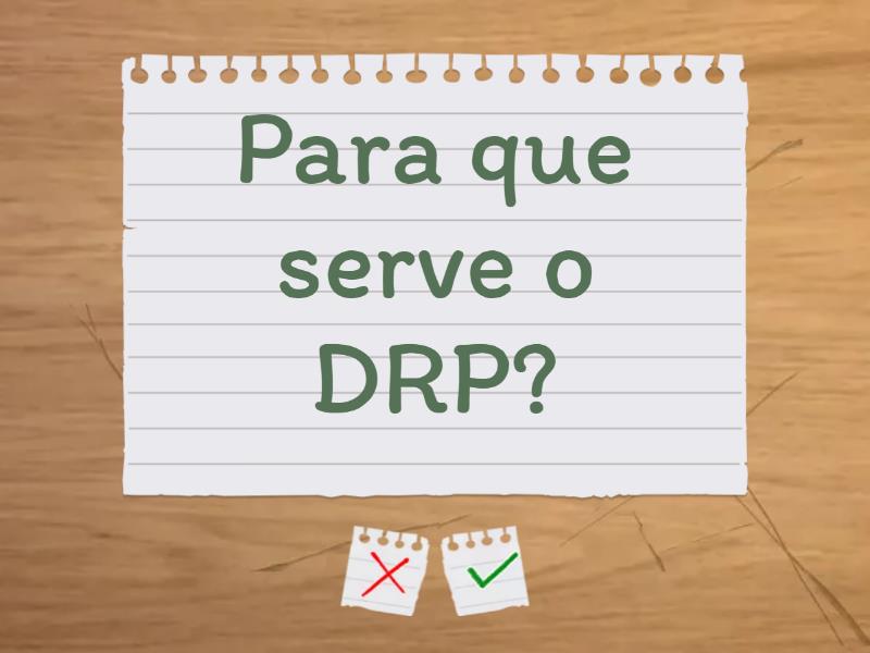 Conhecendo o DRP - Tarjetas flash