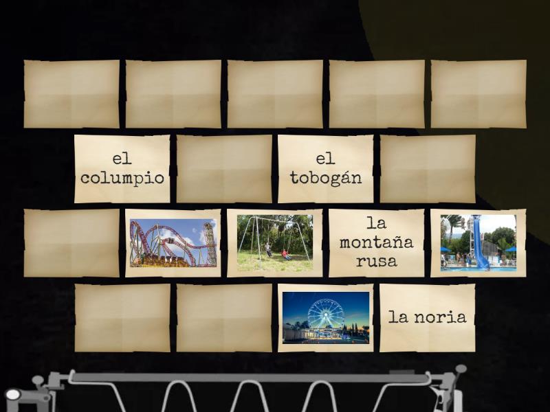 el parque de atracciones - Matching pairs