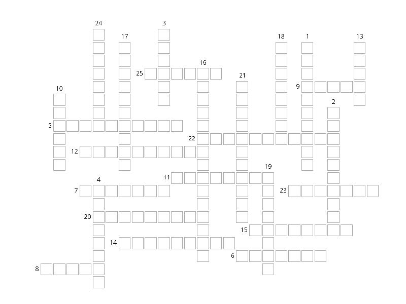 Un festival de arte - Crossword