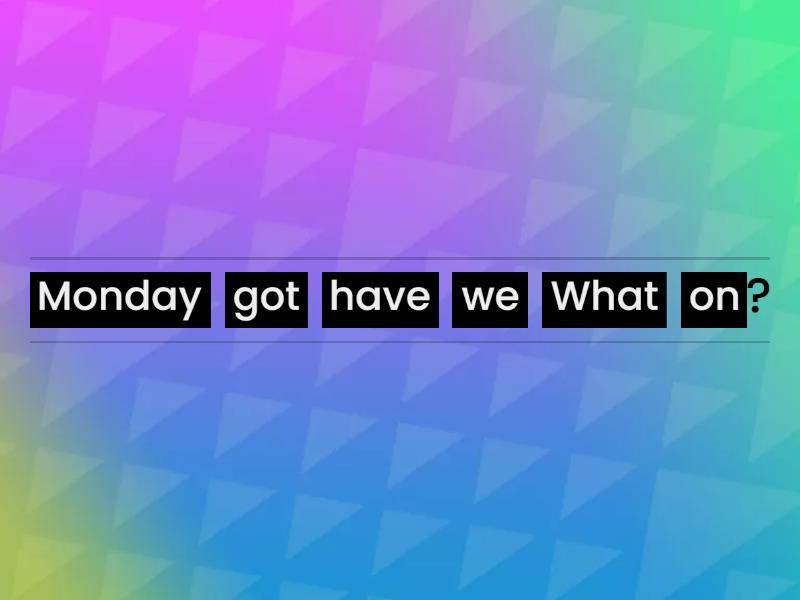 FF2 Unit 5 - Unjumble