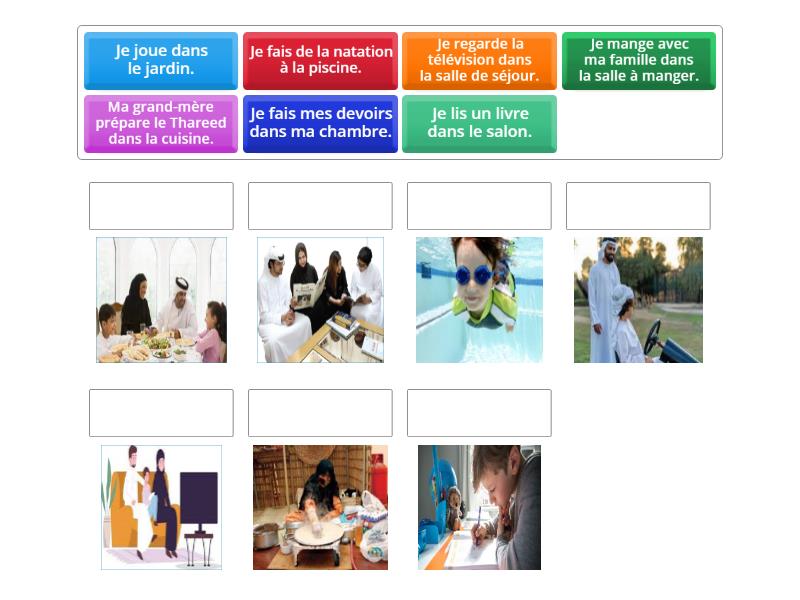 Ma maison et mes activités - Match up