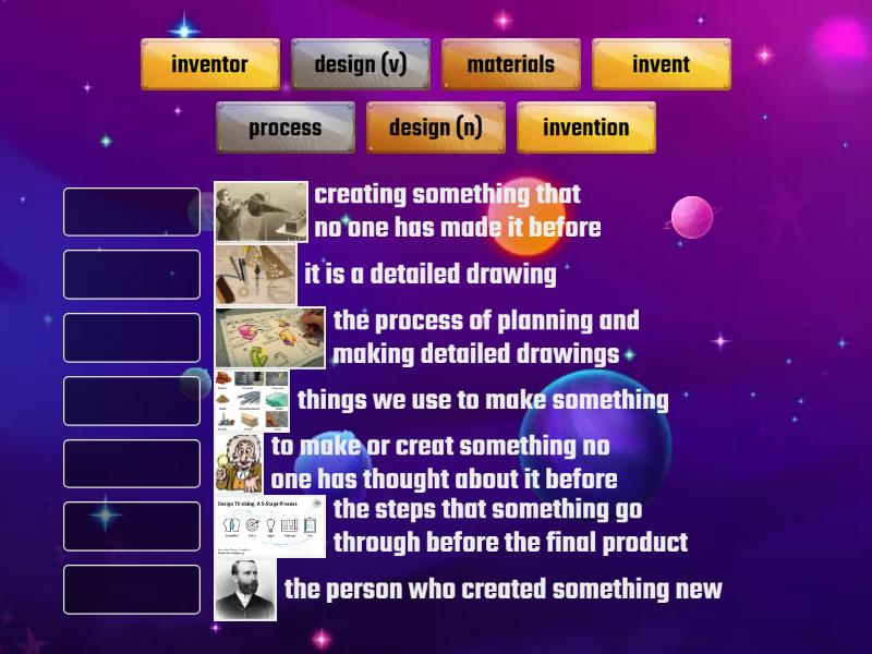 inventors and inventions - Match up