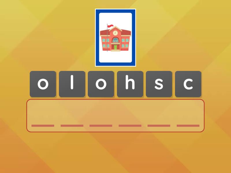 Kid's Box 2 Unit 2 - Anagram