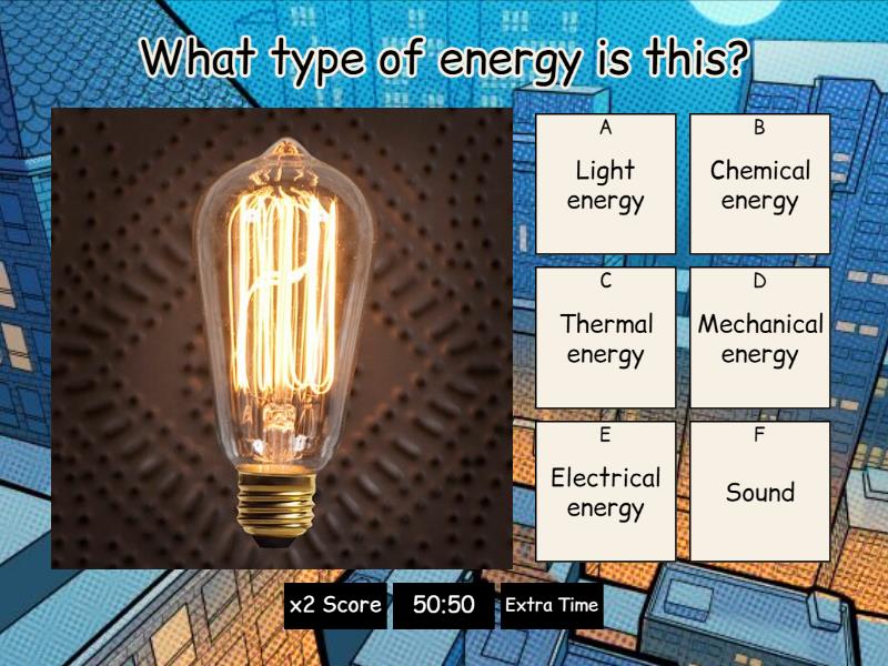 Energy review game - Gameshow quiz