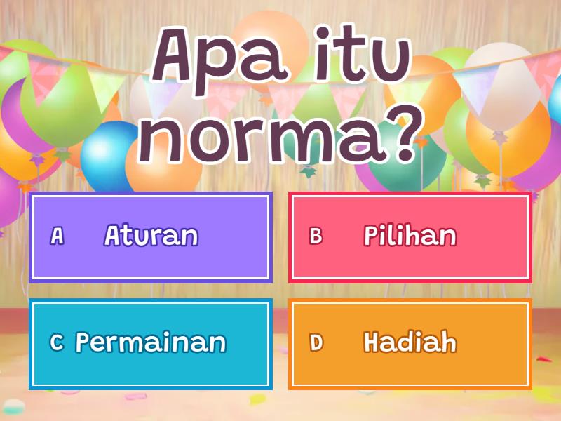 Kuis PKn Kelas 7: Norma Masyarakat dan Hak Kewajiban - Quiz