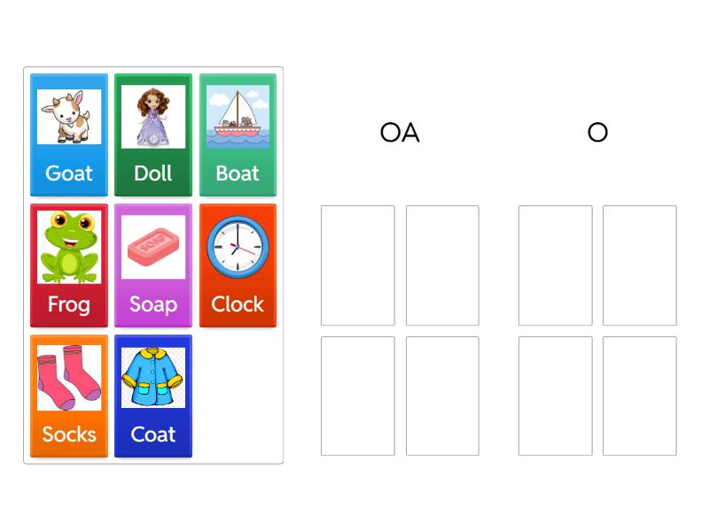 MINIMAL PAIRS - Group sort