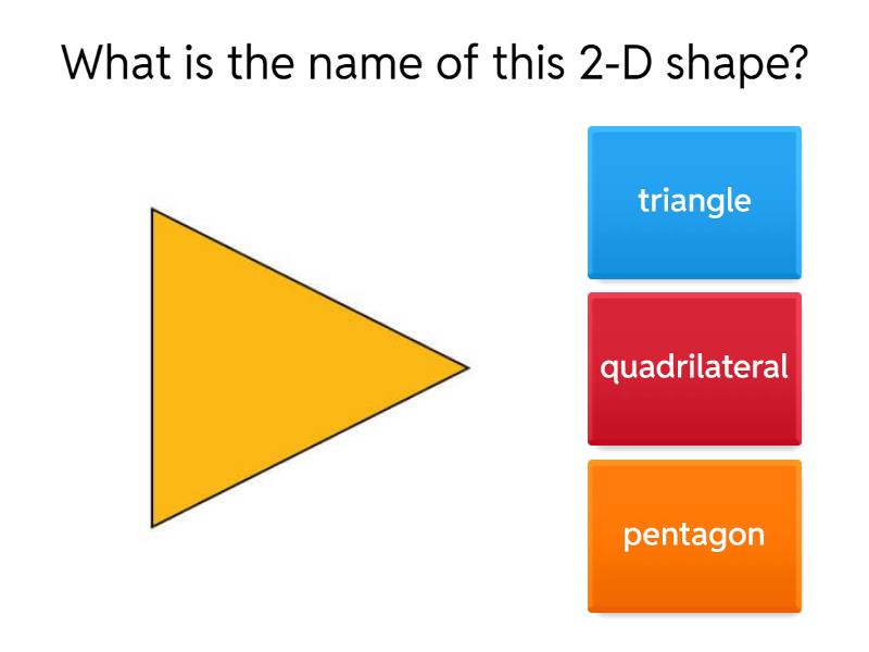 2D shapes - Quiz