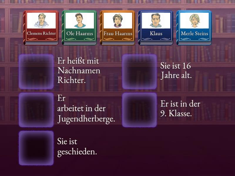 Wer ist wer? - Match up