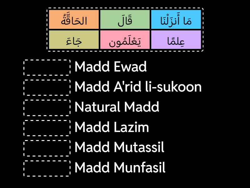 Madd Rules - Match up