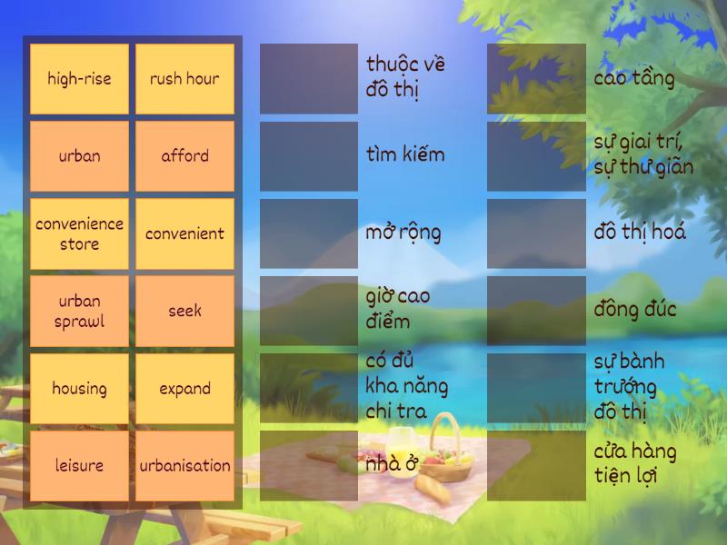 Unit 4-Part 1 - Match up