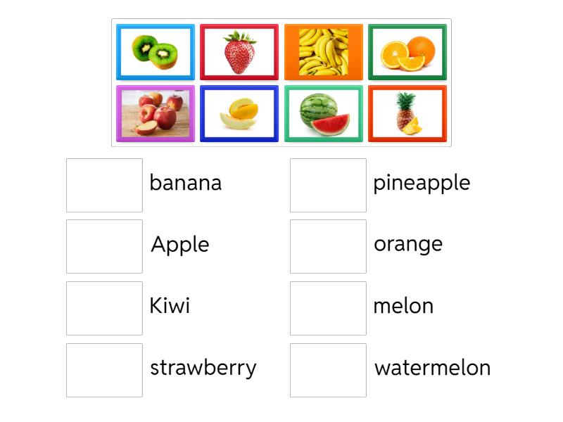 Fruit - Match up
