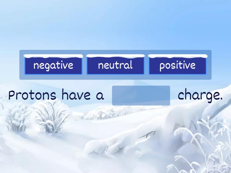 Counting Protons, Neutrons, and Electrons - Complete the sentence