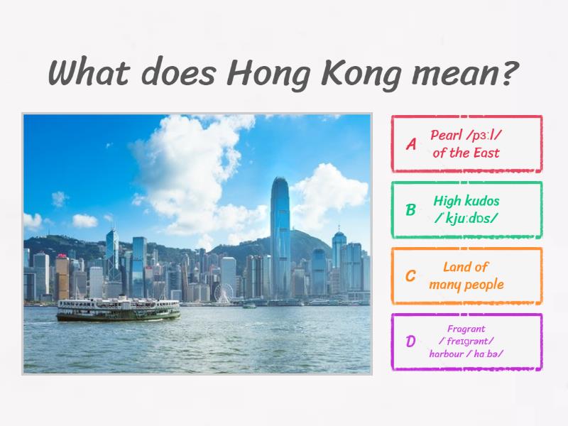 Hong Kong facts - Quiz