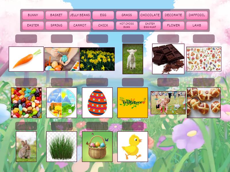 EASTER VOCABULARY - Match up