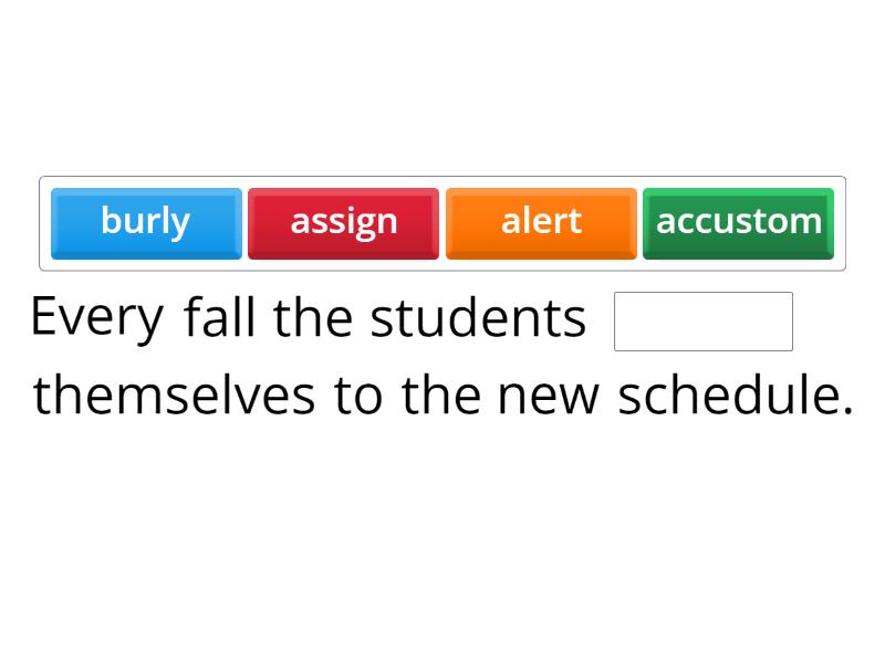 Wordly Wise Book 5 lesson 1 - Complete the sentence