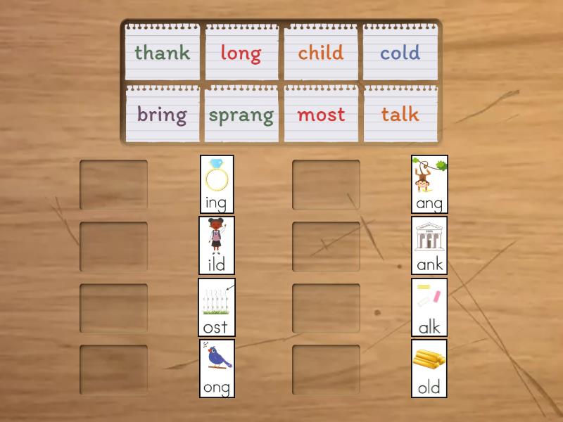 Lesson 24: Phonogram Review - Match up