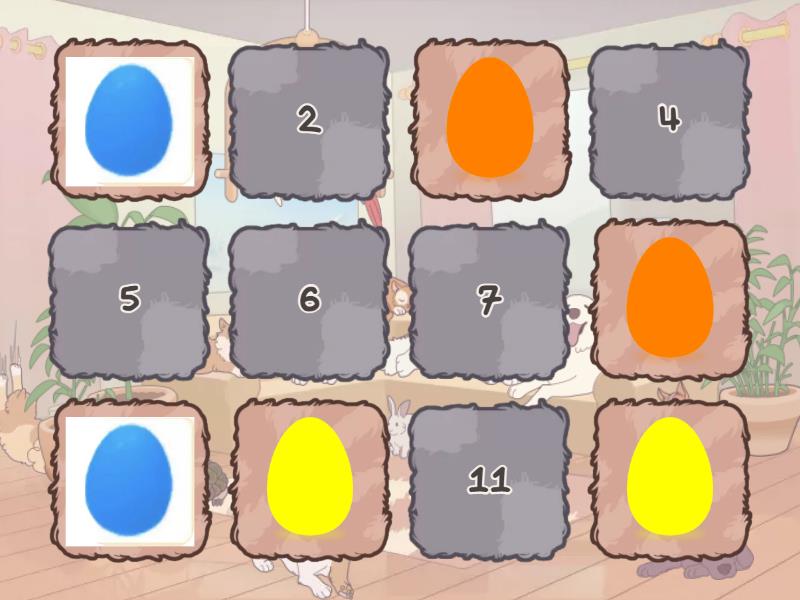 Easter Eggs - Matching pairs