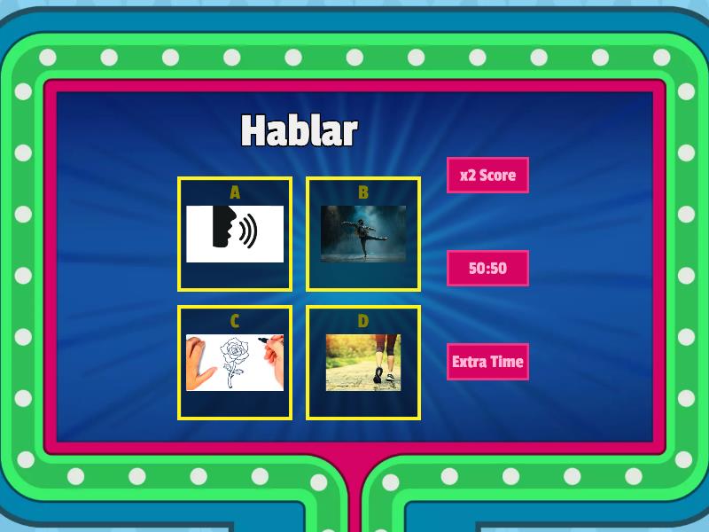 Los verbos -AR - Gameshow quiz