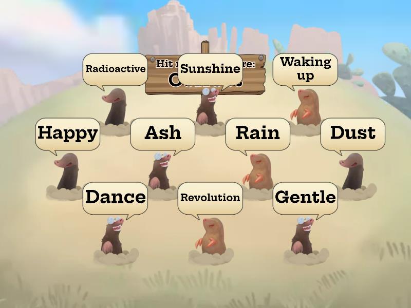 Whack a word - Radioactive edition! Link to the song https://youtu.be ...