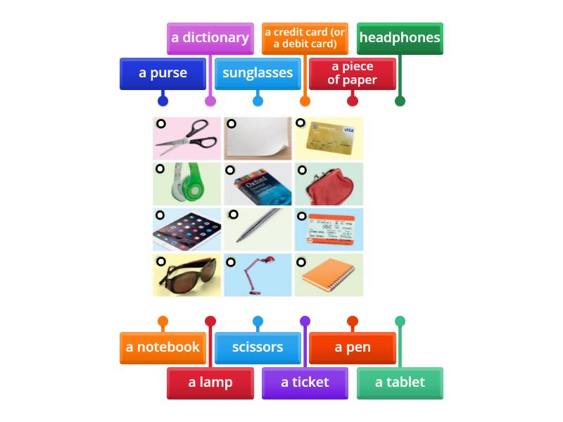 EF Elementary 2A Things Part 2 Voc - Labelled diagram