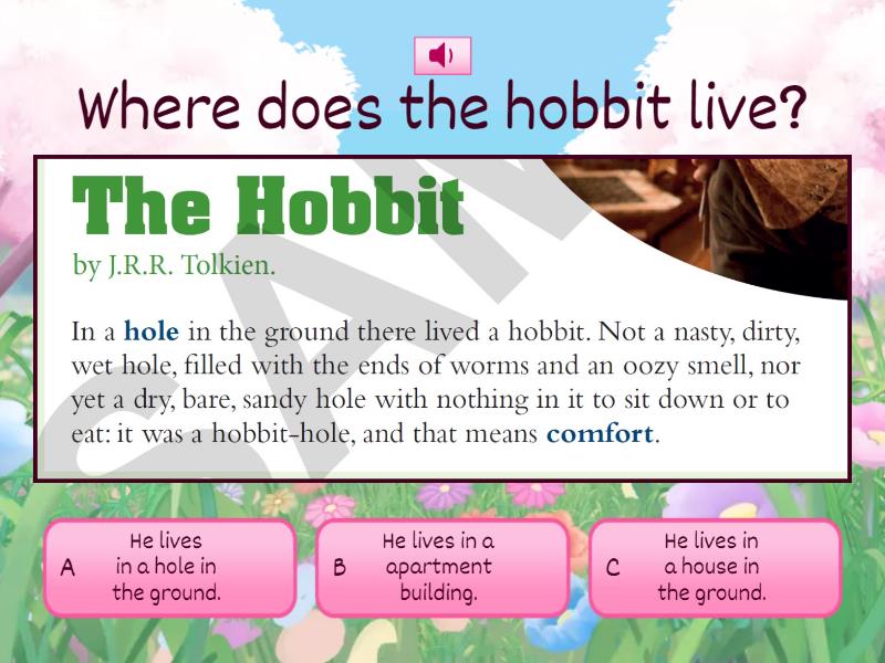 Week 3 Oct GE4 - Unit 3 Part 3.5: The Hobbit (the story) - Quiz