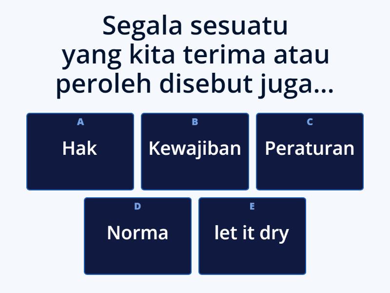 KUIS PKN KELAS XII - Quiz