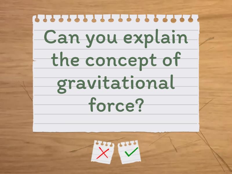 types of forces - Flash cards