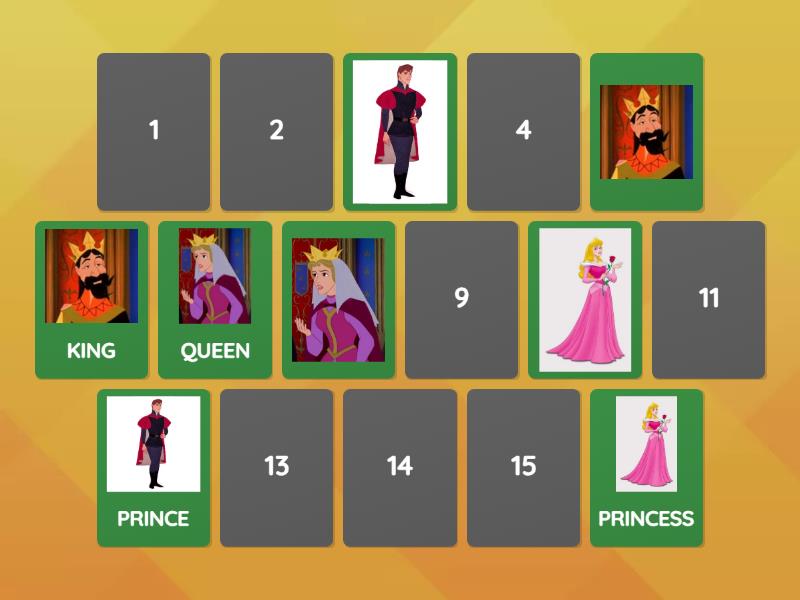 FAIRY TALES - SLEEPING BEAUTY - Matching pairs