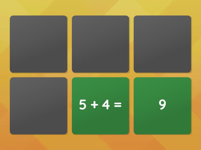 Year 1 Addition to 20 - Matching pairs