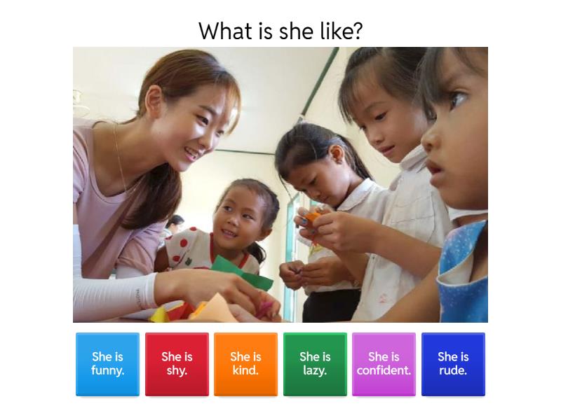 What are you like? / What is he/she like? - Quiz