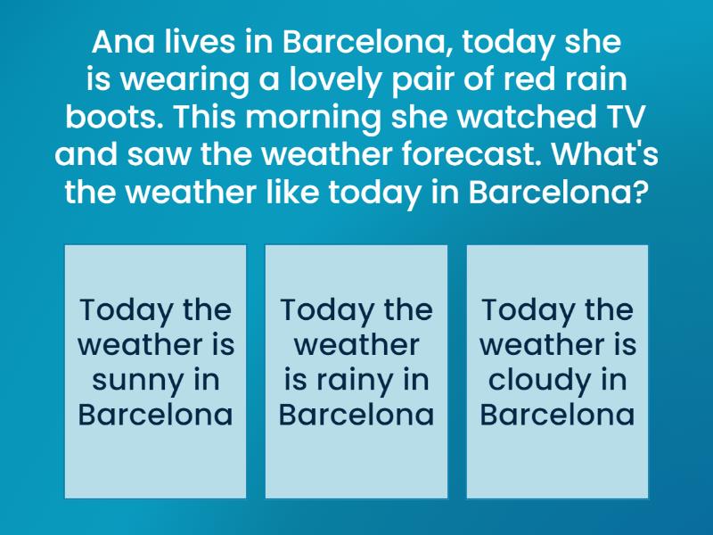 Learning English: reading comprehension - Quiz